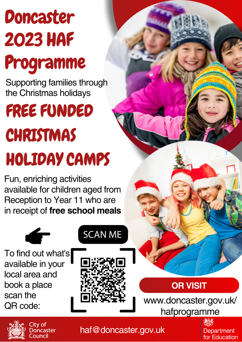 Doncaster 2023 HAF Programme - Free Holiday Camps - Family - Don Valley ...
